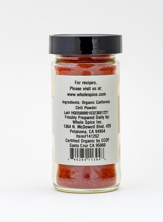 California Chili Powder Organic – Whole Spice, Inc.