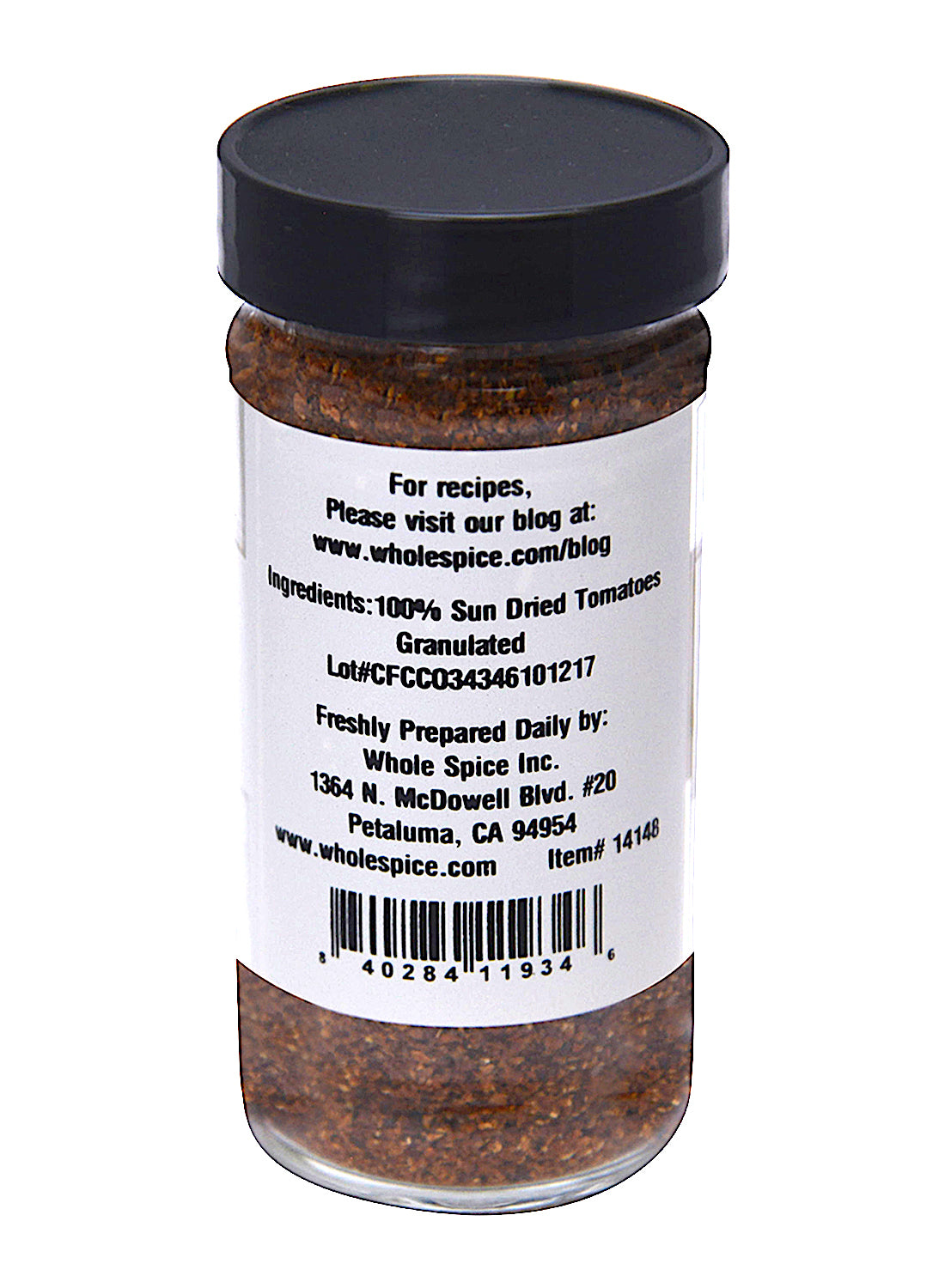 Sun Dried Tomatoes Granulated – Whole Spice, Inc.